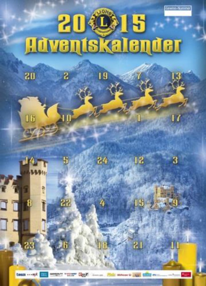 Adventskalender 2025 - Lions Club Füssen - Lions Deutschland